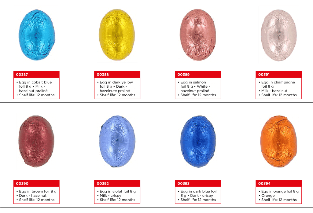 Luxe Paaseitjes Staniol 8 gram , super kwaliteit